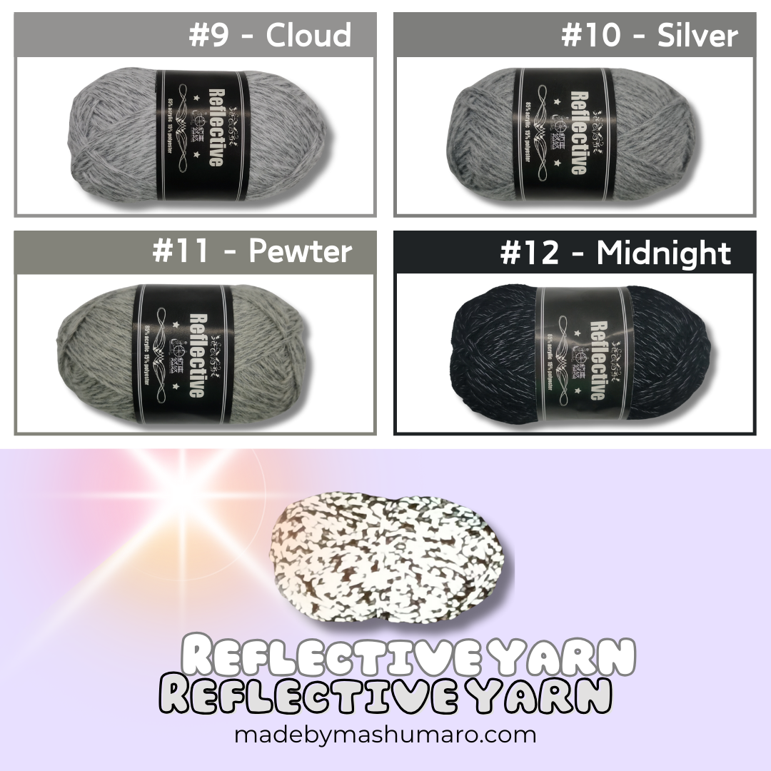 Reflective Yarn – Made By Mashumaro Amigurumi