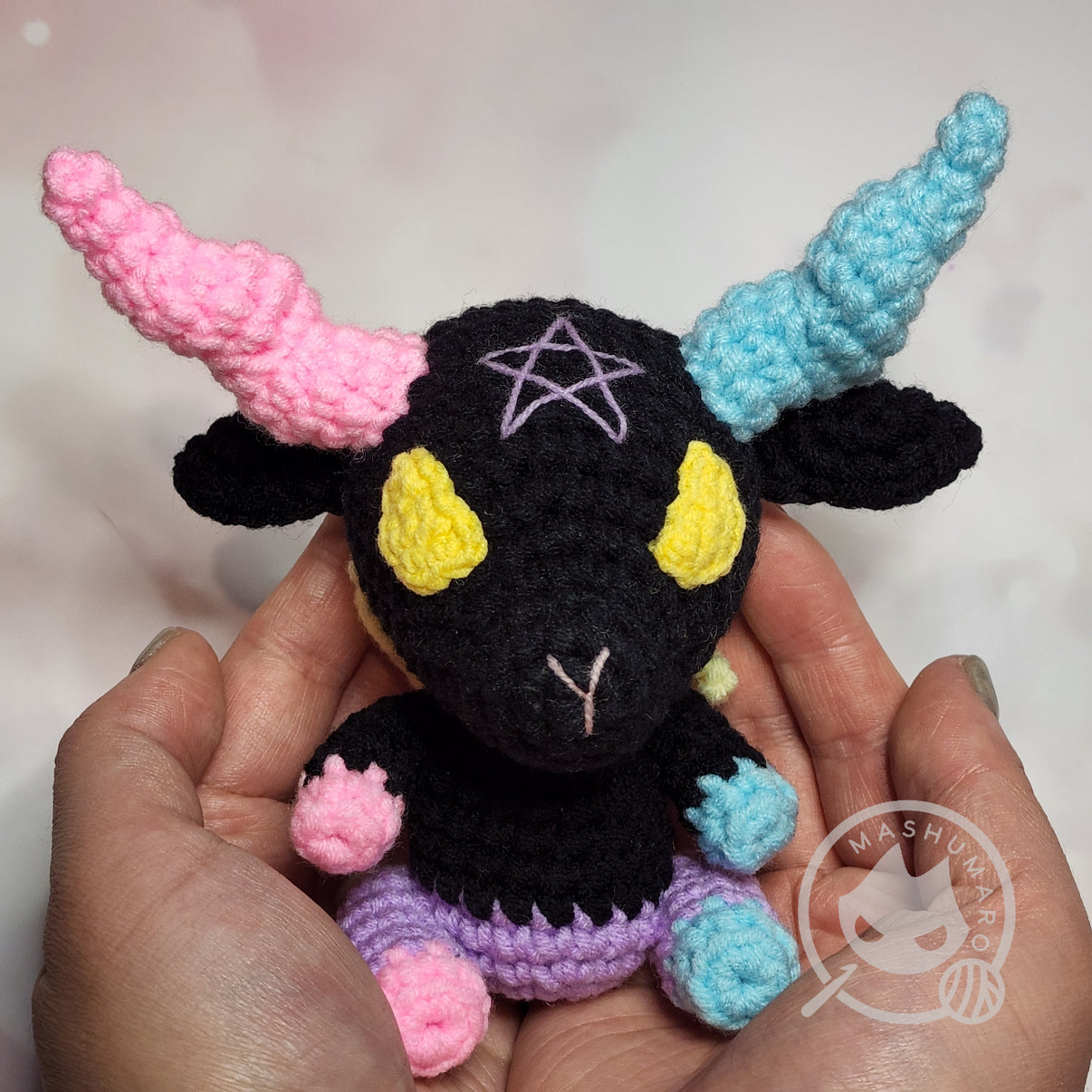 Chibi Baby Baphomet with Wings – Made By Mashumaro Amigurumi