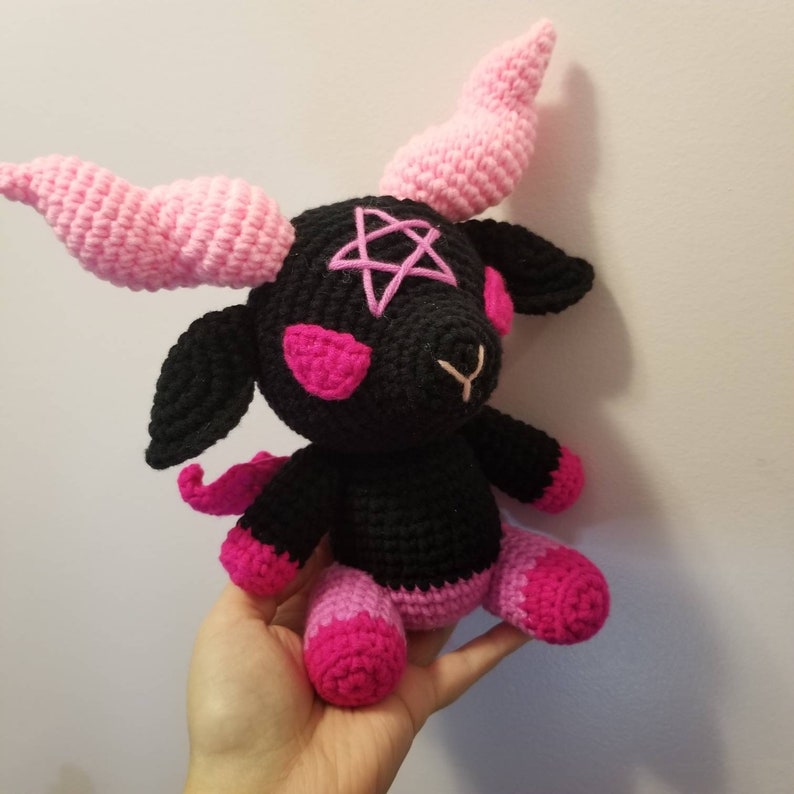 Chibi Baby Baphomet with Wings – Made By Mashumaro Amigurumi
