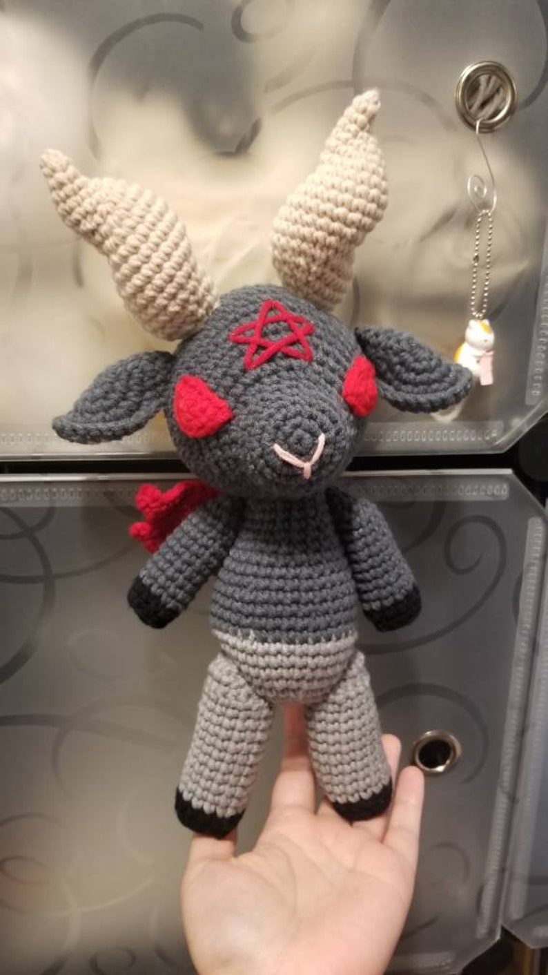 Chibi Baby Baphomet with Wings – Made By Mashumaro Amigurumi